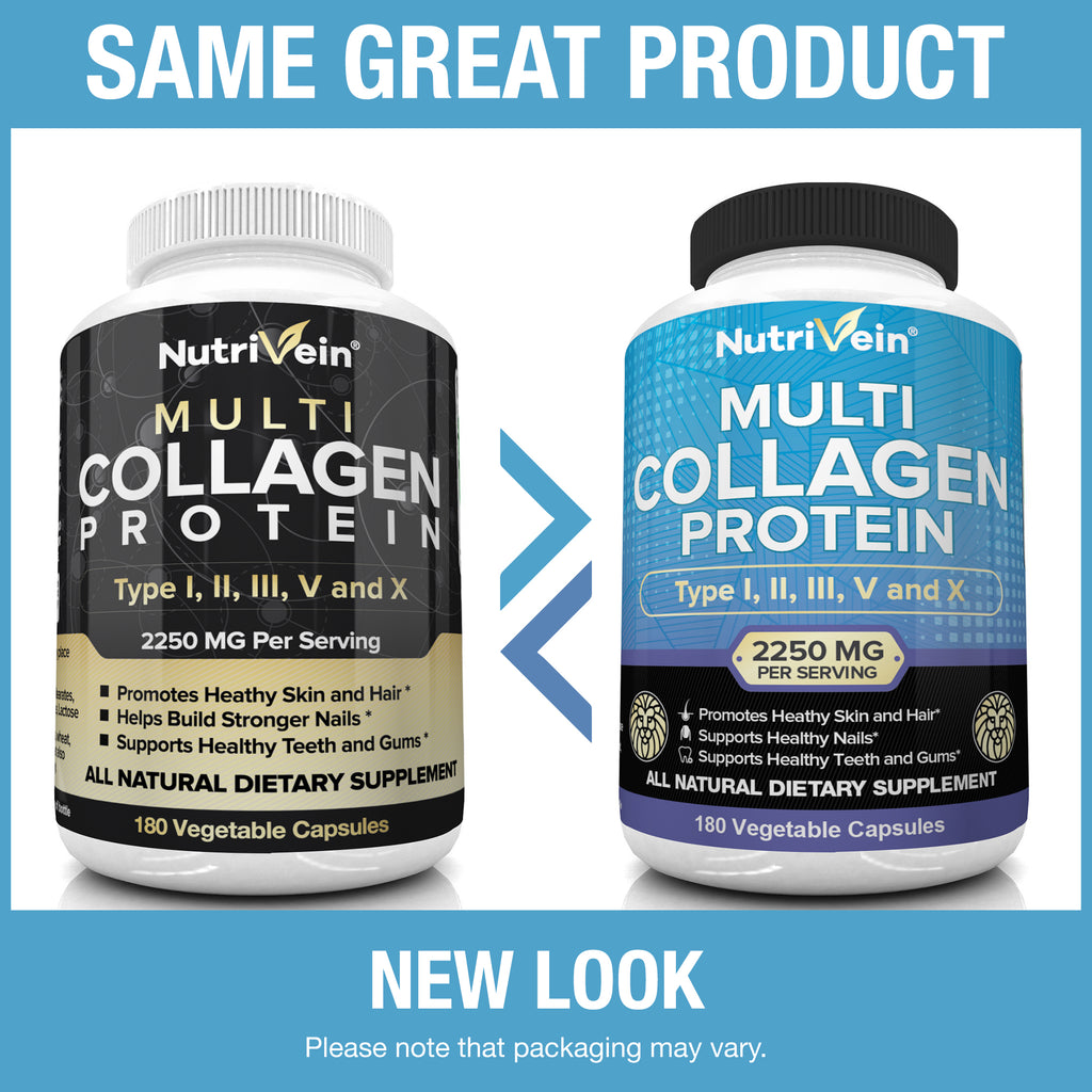 Multi Collagen Protein Capsules — Nutrivein Natural Supplement Store